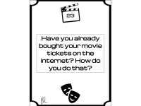 Task Cards: Movies Vocabulary - ESL Speaking Questions by Teach Simple