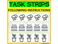 TASK STRIPS: FOLLOWING INSTRUCTIONS by Teach Simple