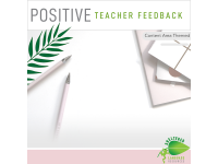Teacher Positive Feedback Content Area Themed by Teach Simple