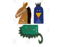 Teacher’s Creatures Phonics Puppets A-Z | Teacher Set with Stories and ...