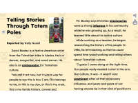 Telling Stories Through Totem Poles | Reading Comprehension Deck ...