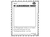 Thanksgiving Activity: Albuquerque Turkey Song and Worksheet by Teach ...