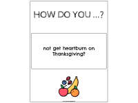 Thanksgiving Conversation Cards by Teach Simple