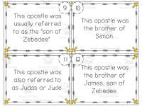 The 12 Apostles Task Cards / SCOOT Game by Teach Simple