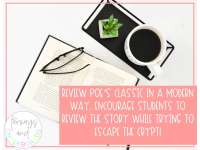 The Cask of Amontillado Digital Escape Room by Teach Simple