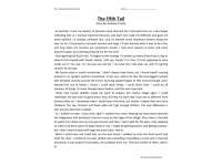 The Fifth Tail Reading Comprehension Worksheet by Teach Simple