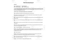 "The First Americans?" - A History Play by Teach Simple