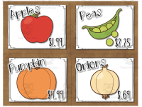 The Grocery Game: Adding + Multiplying Money by Teach Simple