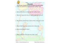 The Lorax Reading Comprehension Worksheet by Teach Simple