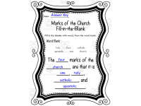 The Marks of the Church Activity Pack by Teach Simple