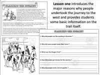 The Oregon Trail : Mini Unit by Teach Simple