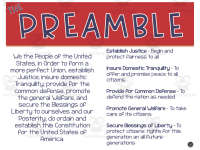 "The Preamble Explained" Poster + Matching Notes Set by Teach Simple