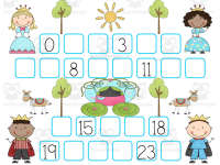 The Royal Numbers Game + Worksheets by Teach Simple