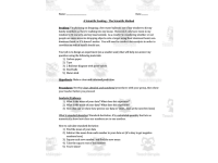 The Scientific Method PBL by Teach Simple