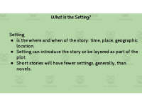 The Setting Sets the Mood: Teaching Students How to Write an Effective ...