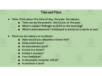 The Setting Sets the Mood: Teaching Students How to Write an Effective ...