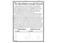 The United Nations + Eleanor Roosevelt Reading Packet by Teach Simple