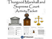 Thurgood Marshall and Supreme Court Activity Packet and Worksheets by ...