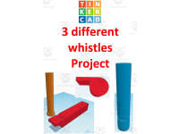 TinkerCAD step-by-step instructions for 3 different whistles by Teach ...