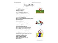 Tommy's Field Day Reading Comprehension Worksheet by Teach Simple