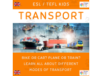 Transport ESL Lesson Plan For Kids and Early Learners by Teach Simple