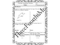 Triangle Inequality Theorem Activity with Scaffolded Notes by Teach Simple