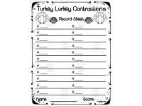 Turkey Lurkey Contractions Task Cards by Teach Simple