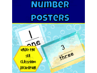 Under the sea number posters by Teach Simple