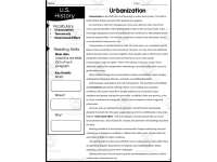 Urbanization Reading Packet by Teach Simple