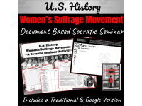 U.S. History: Women's Suffrage Movement | Document Based Socratic ...