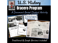U.S. History | WWII | Bracero Program Document Based Student Activity ...