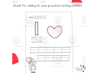 Valentine’s Day Number Tracing |Kindergarten Math Worksheets Counting ...