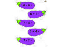 Vegetable Math Equation Picking Game by Teach Simple
