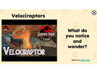 Velociraptor | Interactive Science Lesson | Micro-Learning Deck by ...