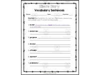 Vocabulary Packet -Journey's 5th grade - Unit 1 Lesson 5 by Teach Simple