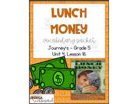 Vocabulary Packet -Journey's 5th grade - Unit 4 Lesson 16 by Teach Simple