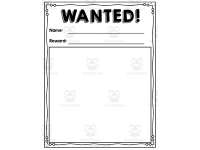 Wanted! Poster by Teach Simple