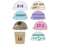Ways to Make Numbers - Math Game - What's the Scoop? by Teach Simple