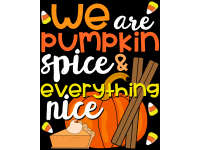 We are Pumpkin Spice And Everything Nice Bulletin Board Kit, Door ...