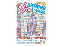 Weather & Seasons Clip Cards - Spelling & Vocabulary by Teach Simple