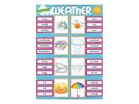 Weather & Seasons Clip Cards - Spelling & Vocabulary by Teach Simple