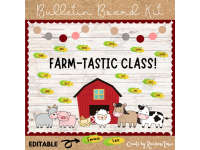 Welcome To Our Farm Bulletin Board Back To School Boards Summer Door ...