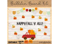 Welcome To Our Pumpkin Patch Fall Bulletin Board Door Decor by Teach Simple