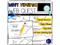 West Virginia WebQuest Printable Book by Teach Simple