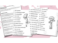 "WH" Question Prompts Set 1 | High Color Version by Teach Simple