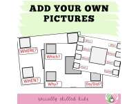 "WH" Questions Activity Boards, Set 1 | Differentiated For K-5th Grade ...