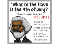 "What to the Slave is the Fourth of July?" Speech Analysis by Teach Simple