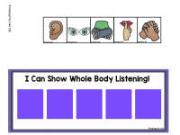 Whole Body Listening Visual Cards by Teach Simple
