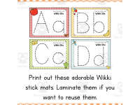 Wikki Stick Mats | Letter of the Week Activity Book by Teach Simple
