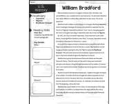 William Bradford Reading Packet by Teach Simple